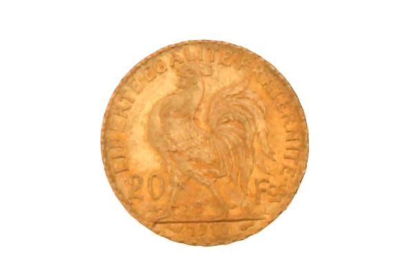 Pièce de 20 F or au coq(non visible- sto - Isando